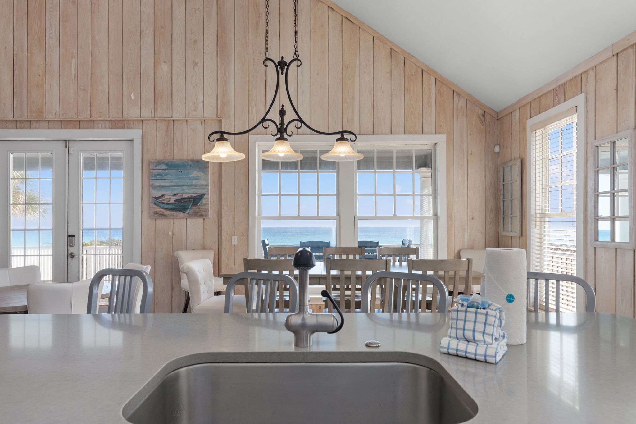 Casa, várias camas, acesso à piscina, vista para o oceano (4244 E Co Hwy 30A) | Restaurantes