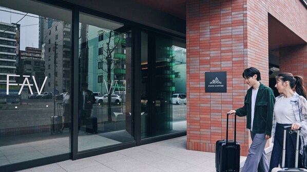 Entrada do alojamento