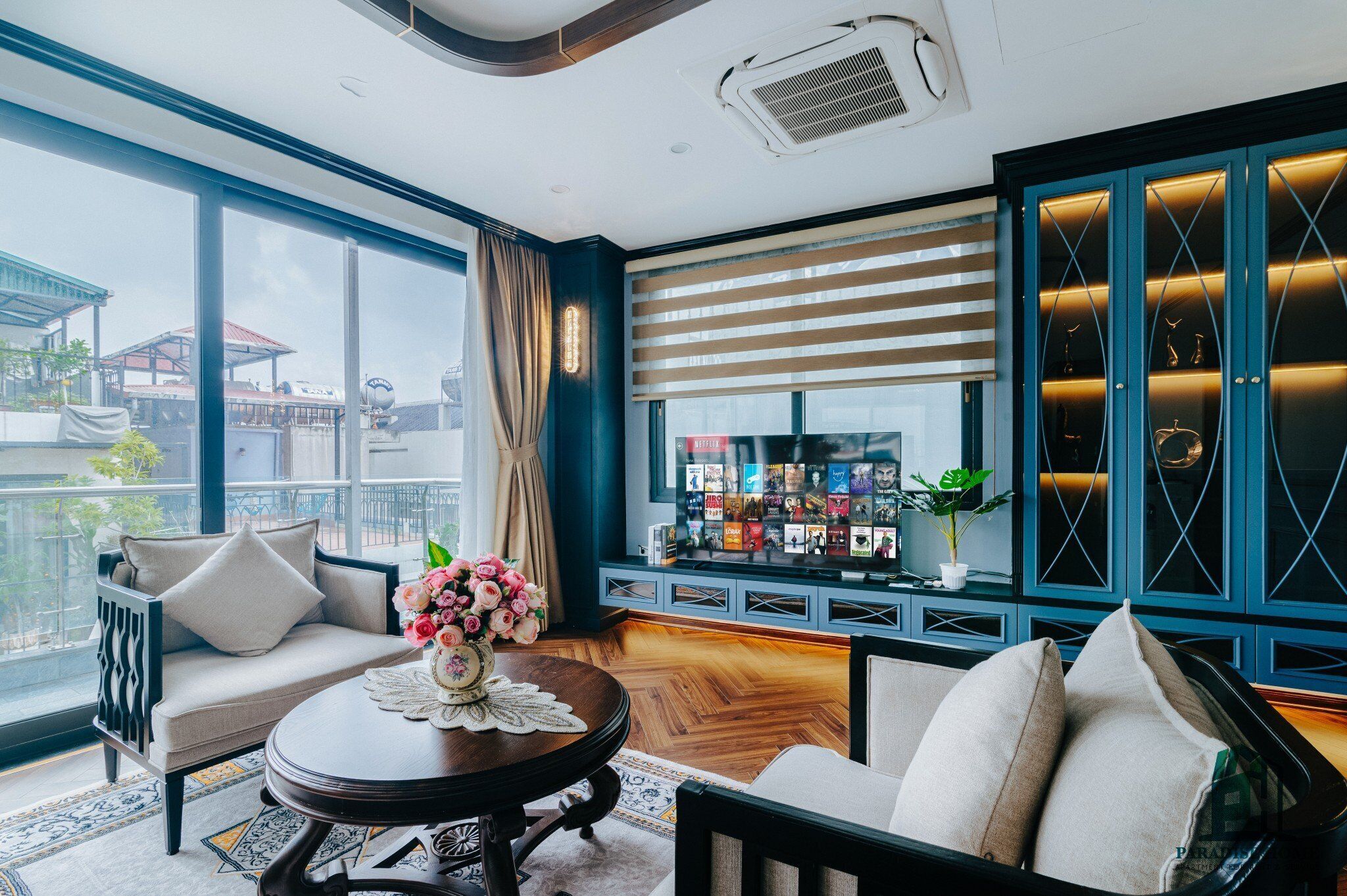 Apartamento Premier, 2 quartos, Vista para a cidade | Pormenores do interior