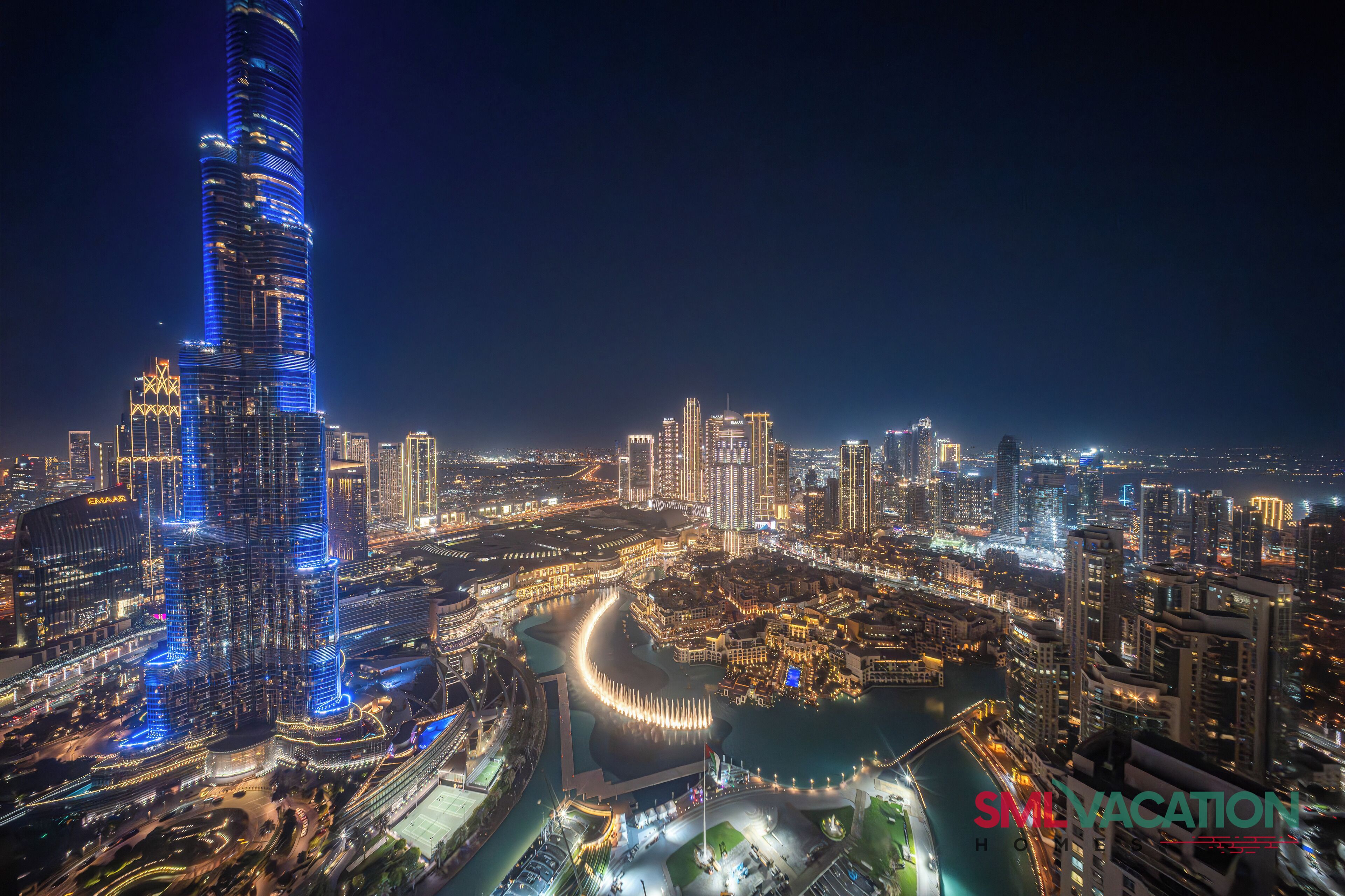 Three Bedroom Two Bathroom Apartments with Burj Khalifa & Dubai Fountain Views | Wi-Fi de cortesia, roupa de cama