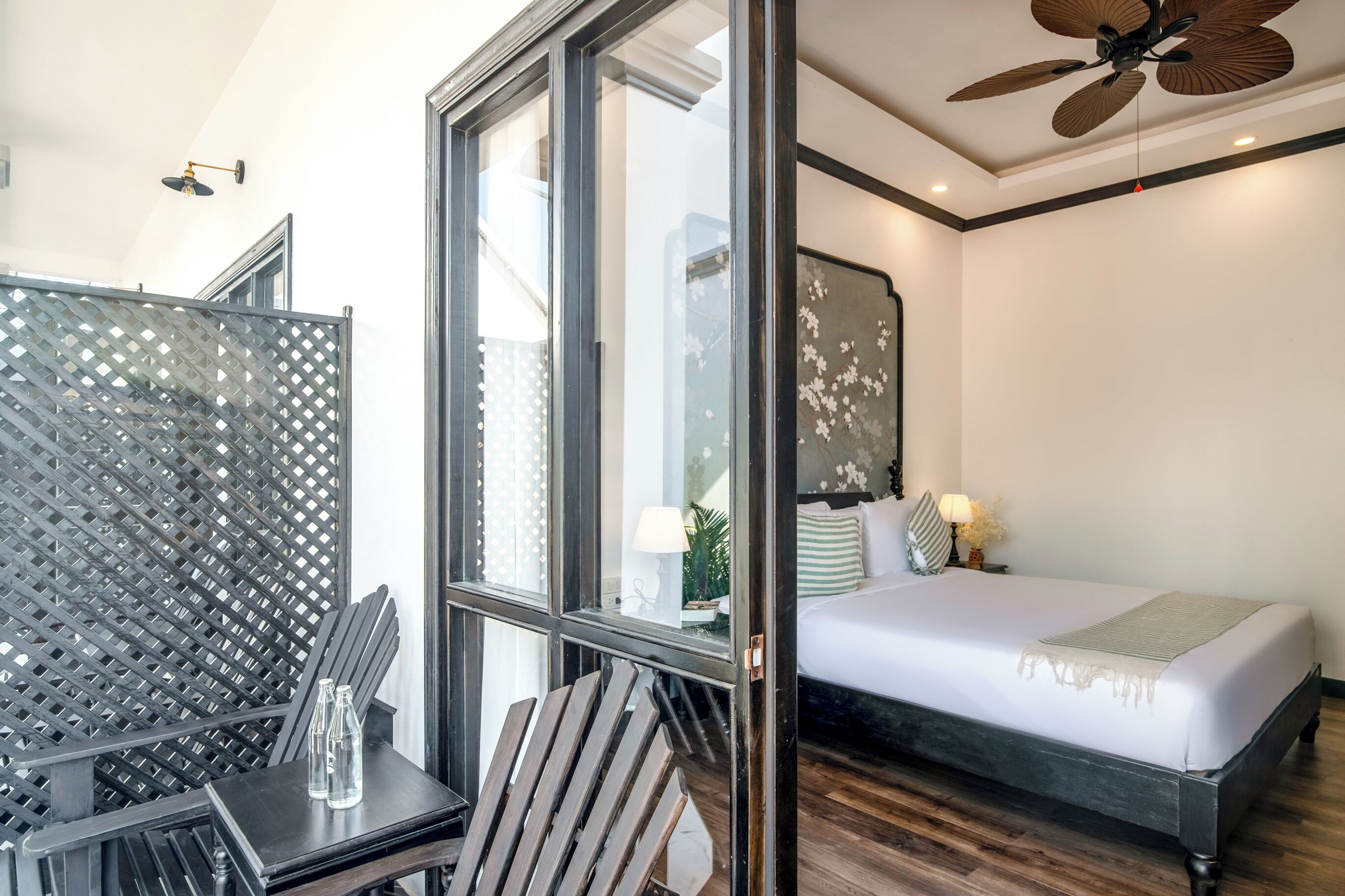 Quarto Duplo Deluxe, vista para o jardim | Minibar com produtos grátis, quartos insonorizados, Wi-fi grátis 