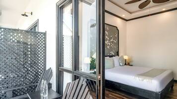 Quarto Duplo Deluxe, vista para o jardim | Minibar com produtos grátis, quartos insonorizados, Wi-fi grátis