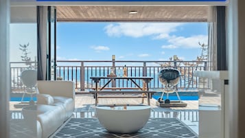 Quarto básico, 2 quartos (Room 102(Ocean View/Pool Villa)) | 1 quarto, Wi-Fi de cortesia