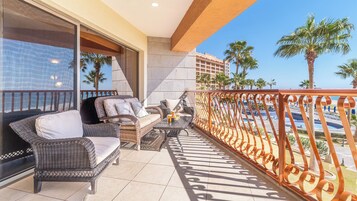 Condo, várias camas, sacada, vista para o oceano (Sonoran Sun SW 203) | Terraço/pátio