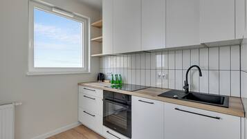Apartamento Comfort, varanda, vista para o mar