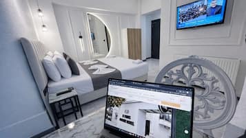 Quarto casal luxo | Área de estar