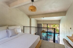 Bungalow Deluxe | Cofre no quarto, cortinas/cortinados opacos, quartos insonorizados 