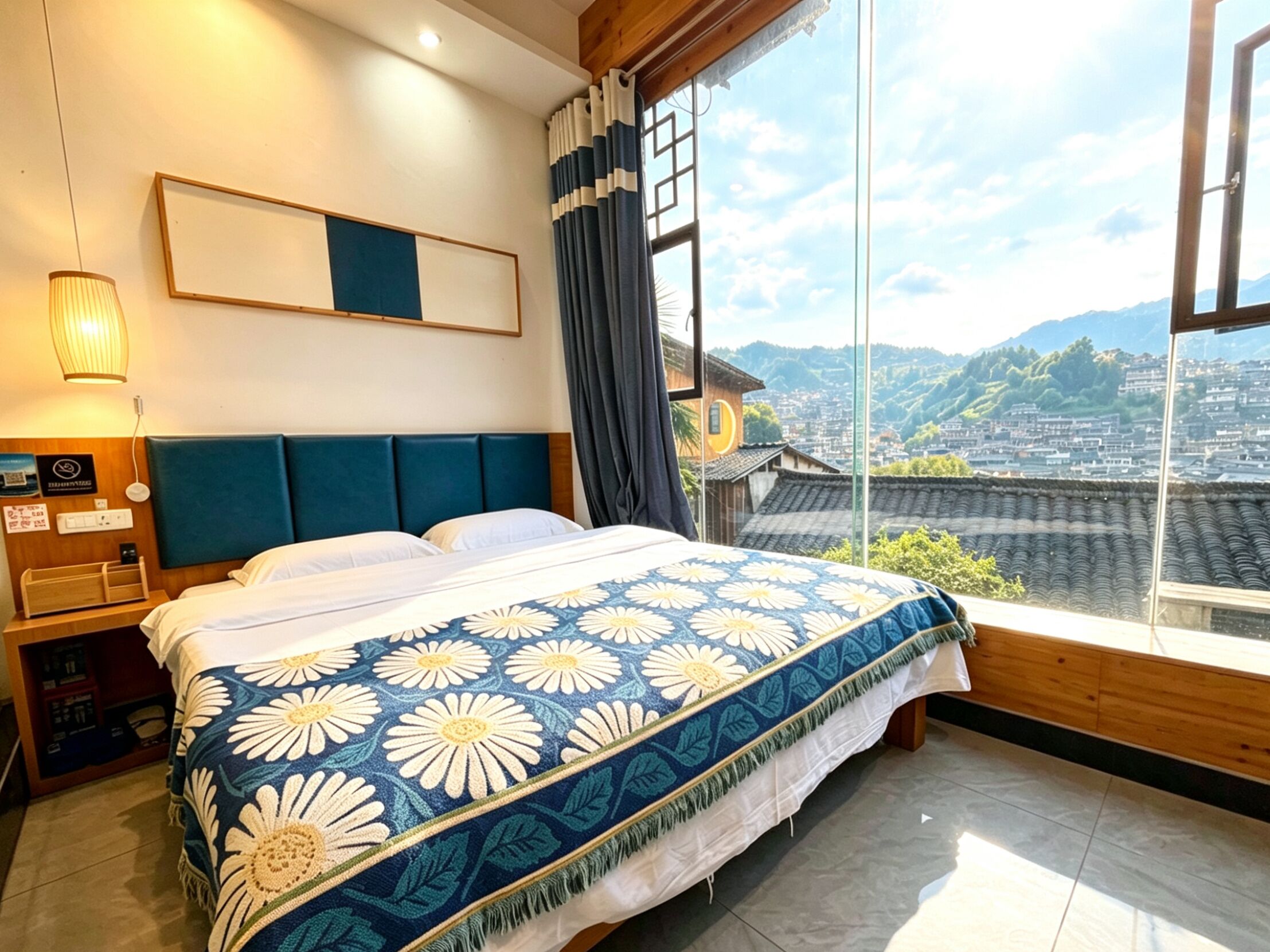 Suíte clássica, vista para a colina | Cortinas blackout, quartos à prova de som, Wi-Fi de cortesia