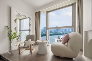 Quarto casal superluxo | Vista do quarto