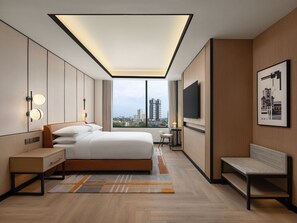 Suite Deluxe, 1 cama king-size, não fumadores | Minibar, cofre no quarto, cortinas/cortinados opacos 