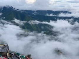 Quarto Duplo Superior, varanda, vista para a colina | Terraço/pátio interior