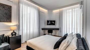 Quarto Quádruplo Superior, Vista para a cidade | Secretária, quartos insonorizados, Wi-fi grátis