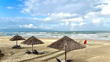 Uma praia privada, praia de areia branca