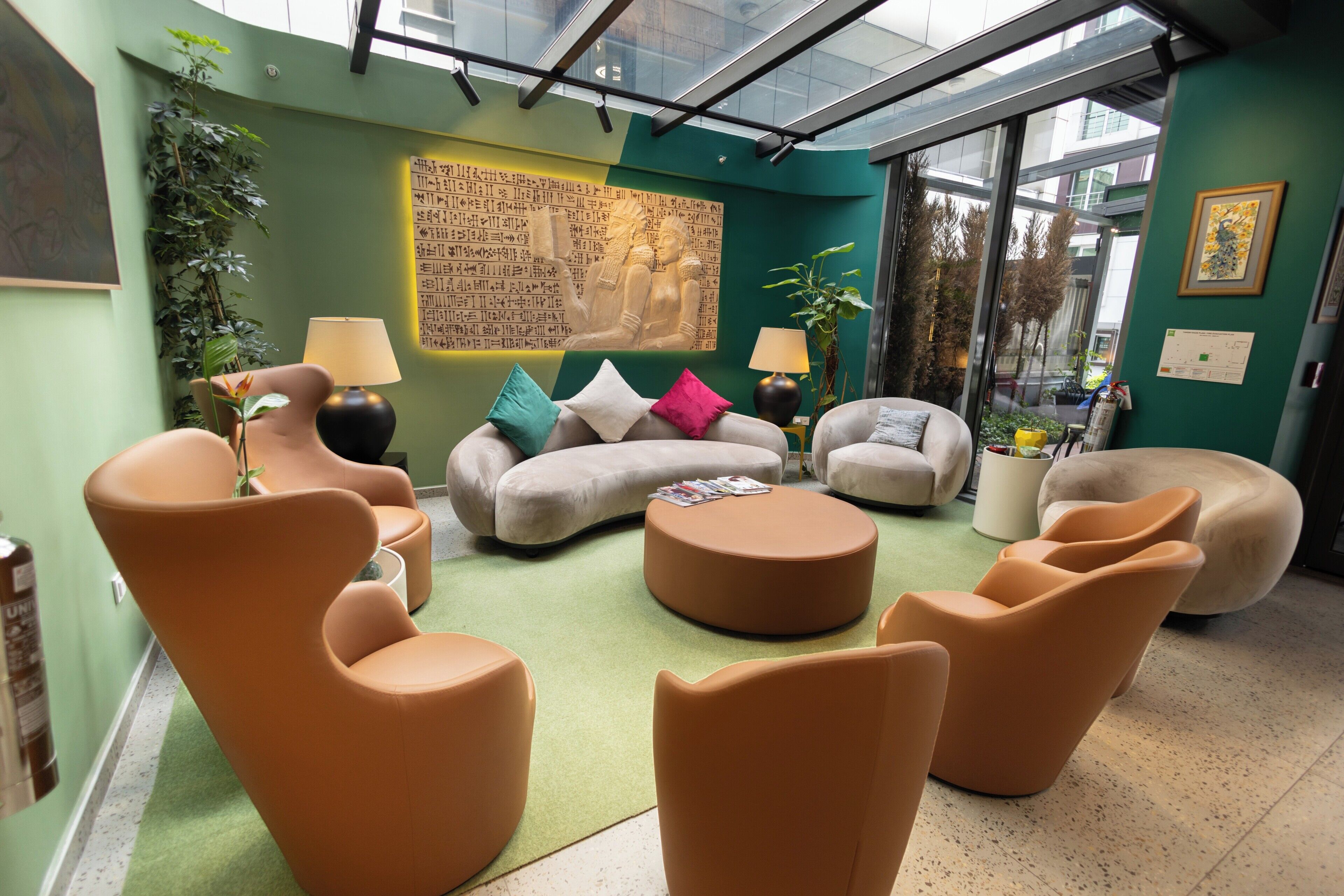Sala de estar do lobby
