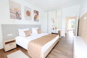 Apartamento Deluxe | Wi-fi grátis, roupa de cama fornecida 