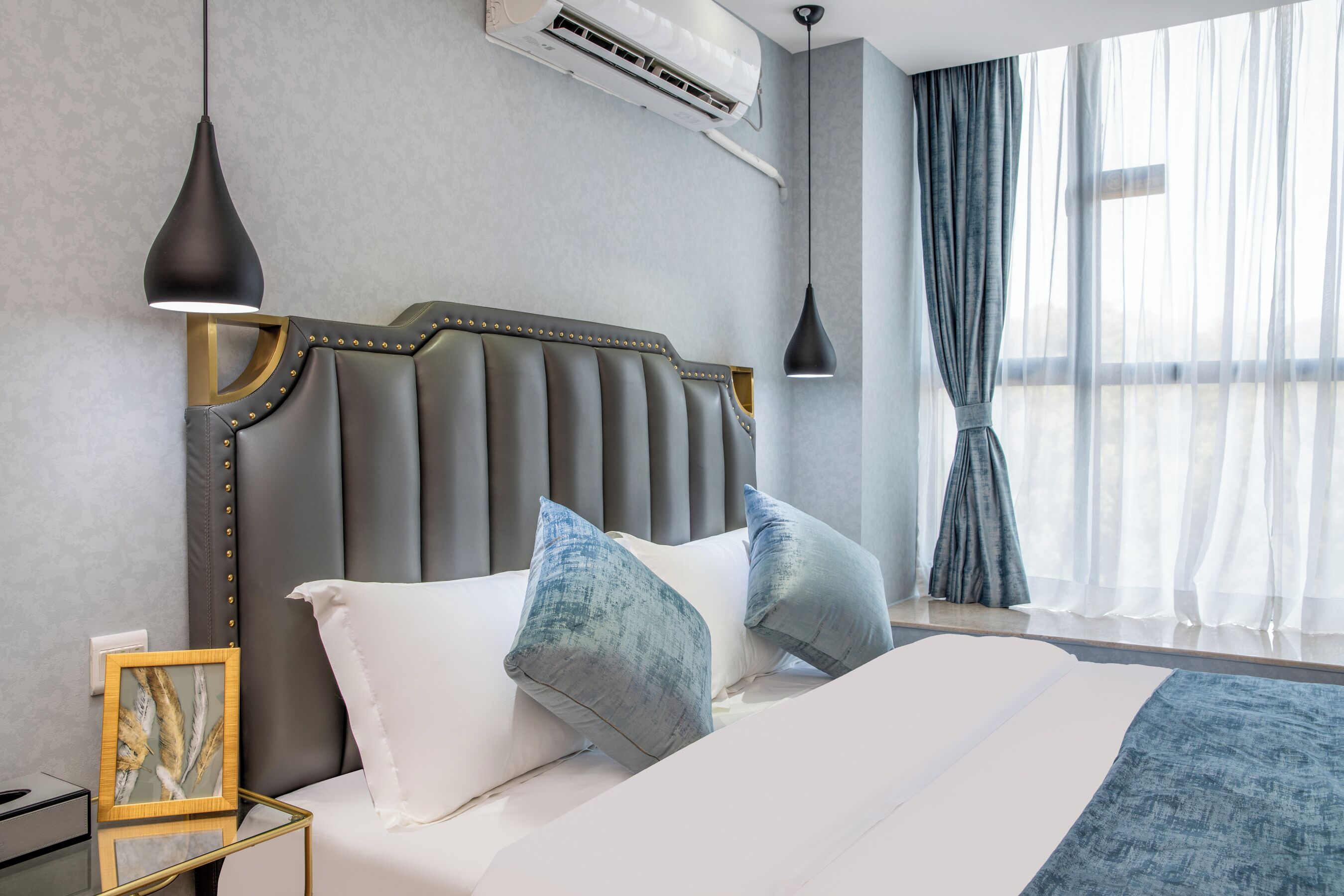 Quarto Individual Clássico, frigorífico, Vista para a cidade | Sala de estar