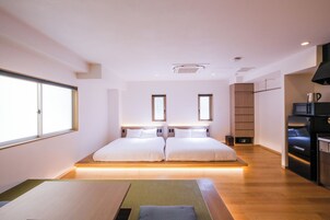 Apartamento Superior, não fumadores | 2 quartos, cofre no quarto, cortinas/cortinados opacos, Wi-fi grátis 