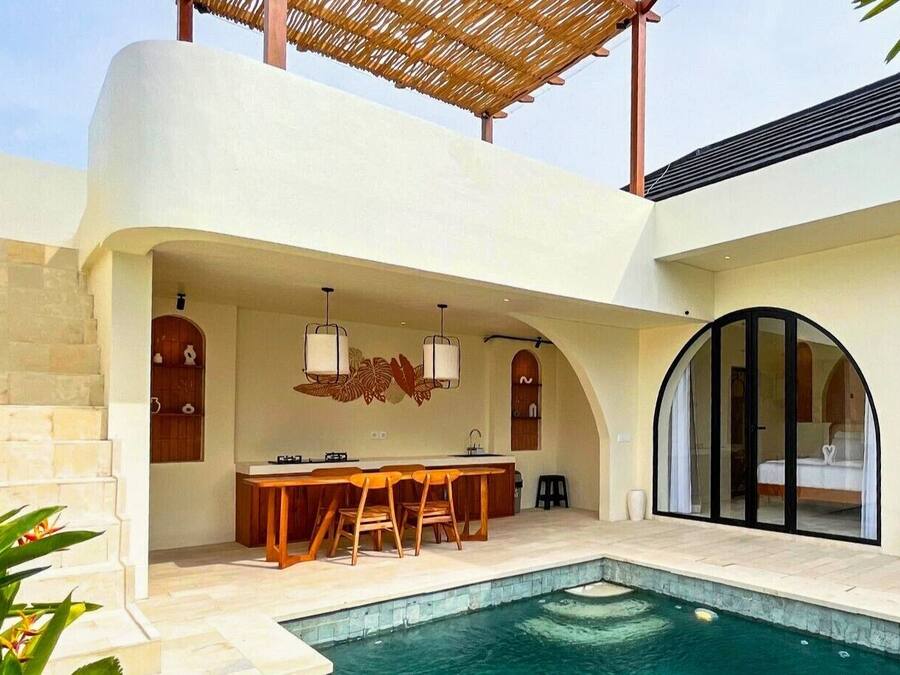 Villa, 1 quarto, piscina privativa, vista para a piscina | Piscina privativa
