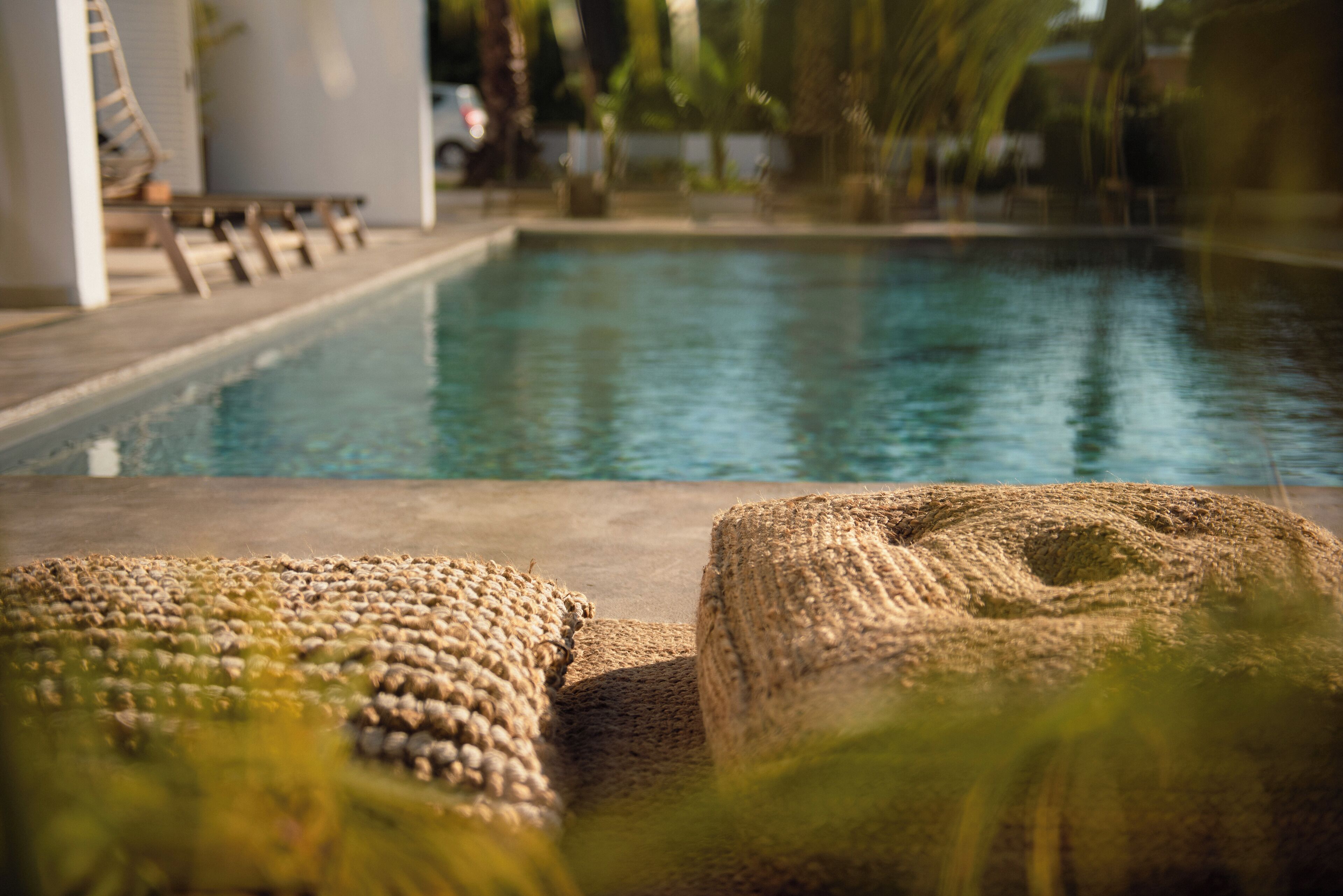 Piscina externa sazonal