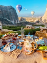 Área externa para banquete