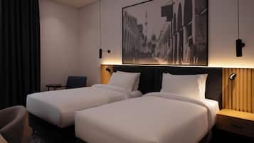 Lençóis de algodão egípcio, roupa de alta qualidade, minibar