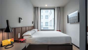 Quarto Duplo Premium | Secretária, secretária adequada para computadores portáteis