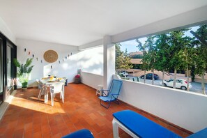 Apartamento Familiar, 2 quartos, não fumadores | Varanda