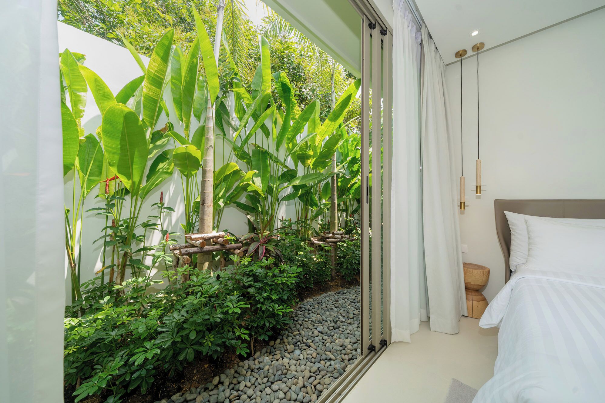 Vila com design assinado, 3 quartos, para não fumantes, piscina particular | 3 quartos, roupas de cama premium, cofres nos quartos