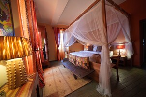 Suite de Luxo, 1 cama queen-size e sofá-cama, vista para o vale | 1 quarto, lençóis de algodão egípcio, roupa de alta qualidade