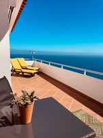 Vista para o campo desde o alojamento