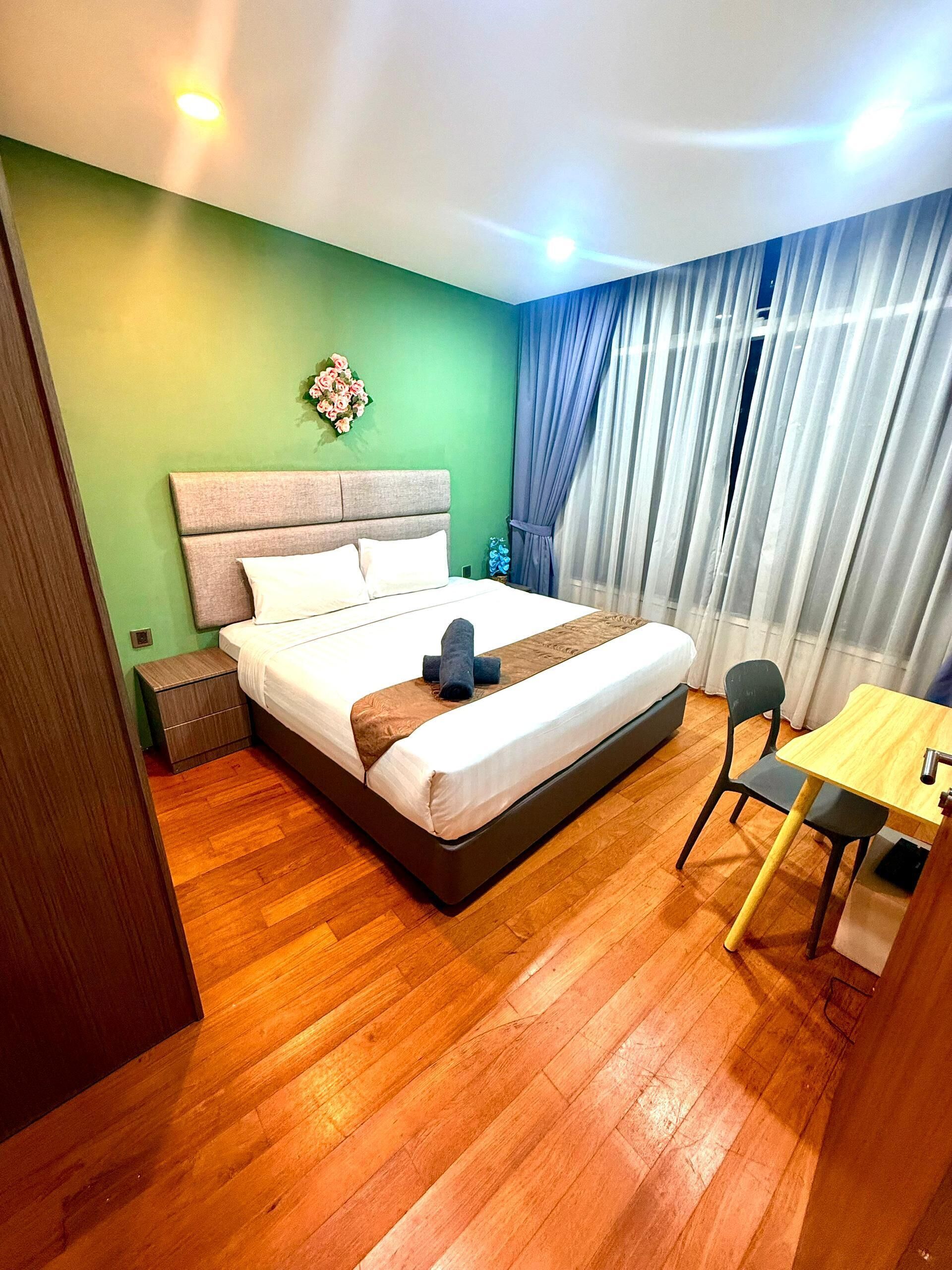 Apartamento família, vista para a cidade | 3 quartos, ferros/tábuas de passar roupa, Wi-Fi de cortesia