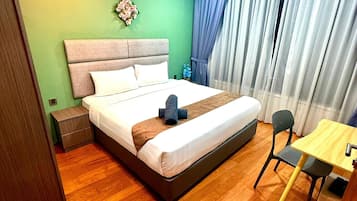 Apartamento família, vista para a cidade | 3 quartos, ferros/tábuas de passar roupa, Wi-Fi de cortesia