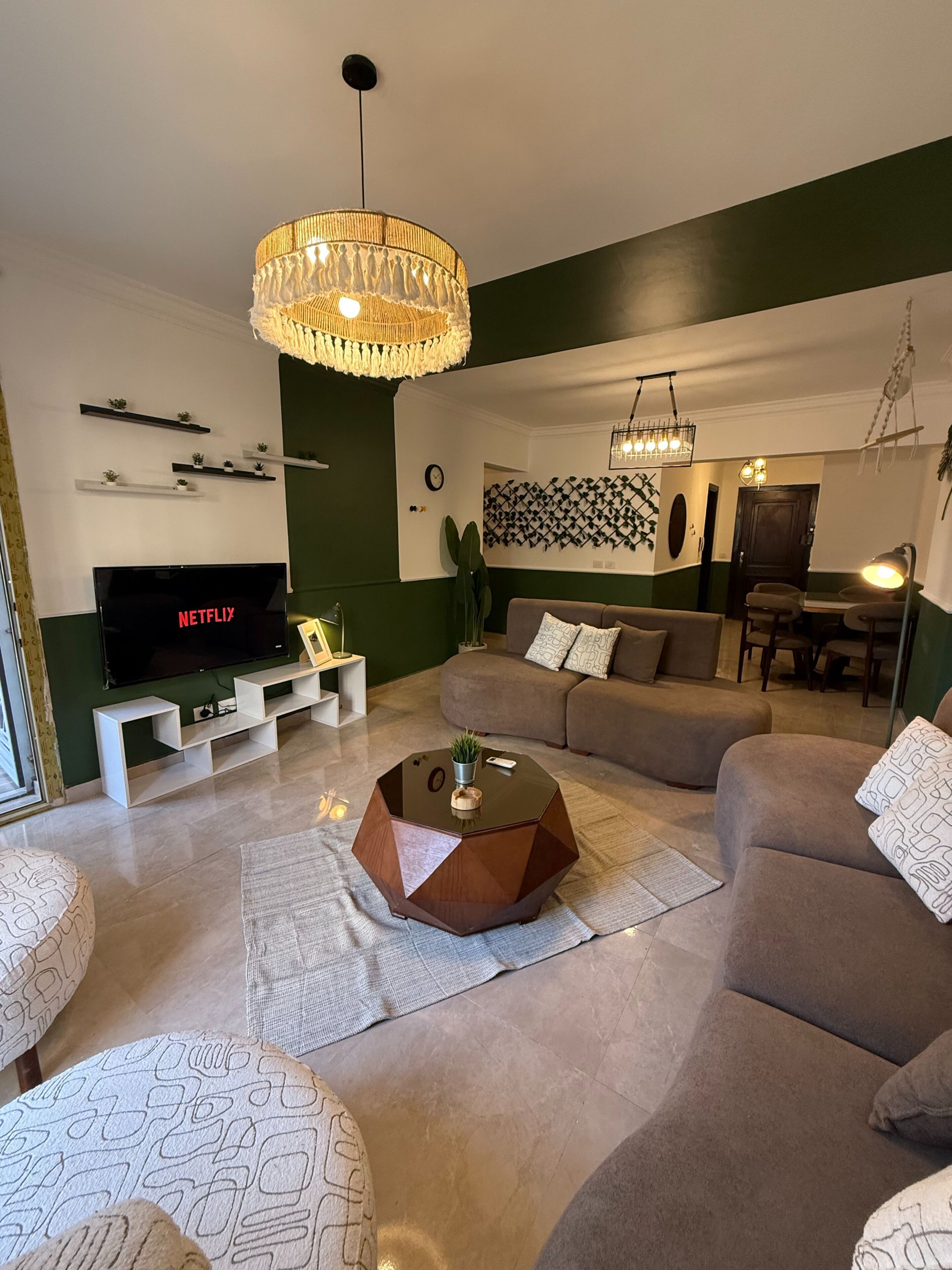 Apartamento, 3 quartos, fumadores | Sala
