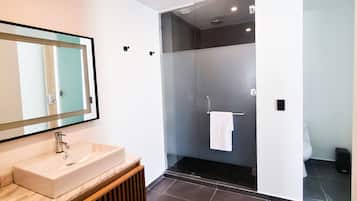 Quarto Duplo Deluxe | Casa de banho | Um secador de cabelo