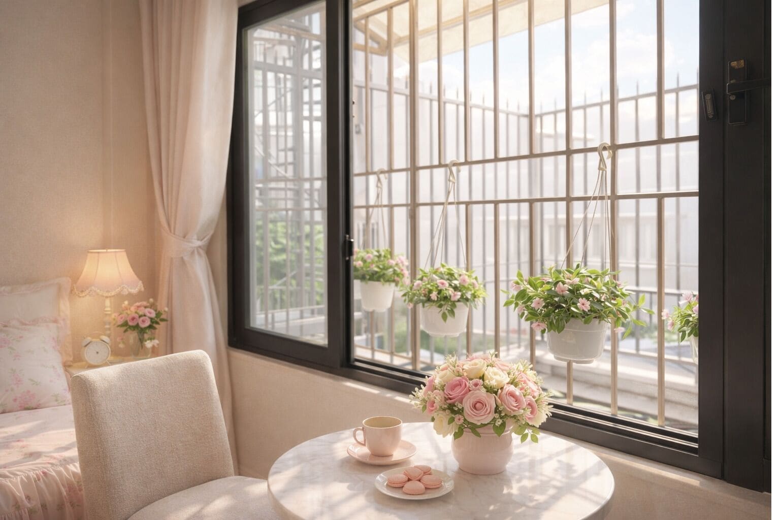 Quarto Superior, Vista para a cidade | Lençóis de algodão egípcio, roupa de alta qualidade 