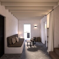 Suite-Estúdio Superior, vista para a montanha | Roupa de alta qualidade, camas de colchão Select Comfort 