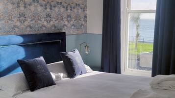 Quarto Duplo, vista para o mar | Ferro/tábua de engomar, Wi-fi grátis