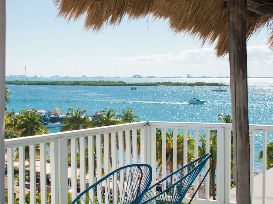 Terraço no piso superior