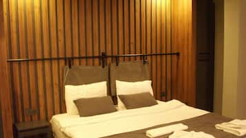 Roupas de cama premium, camas Select Comfort, frigobar