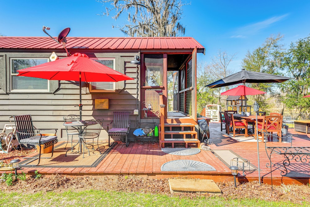 Lakefront Cabin In Brinson: Behind The Moon - 佛羅里達