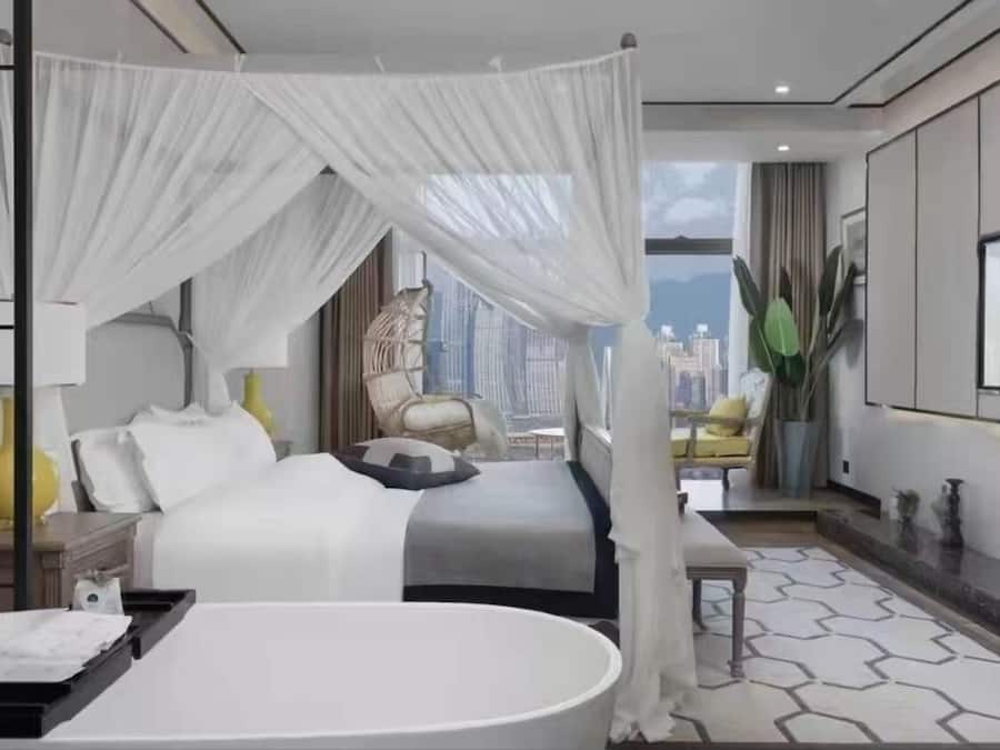 Quarto Duplo Design | Edredões de penas, secretária