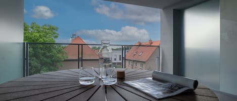Apartamento luxo | Terraço/pátio