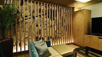 Quarto Duplo | Sala de estar