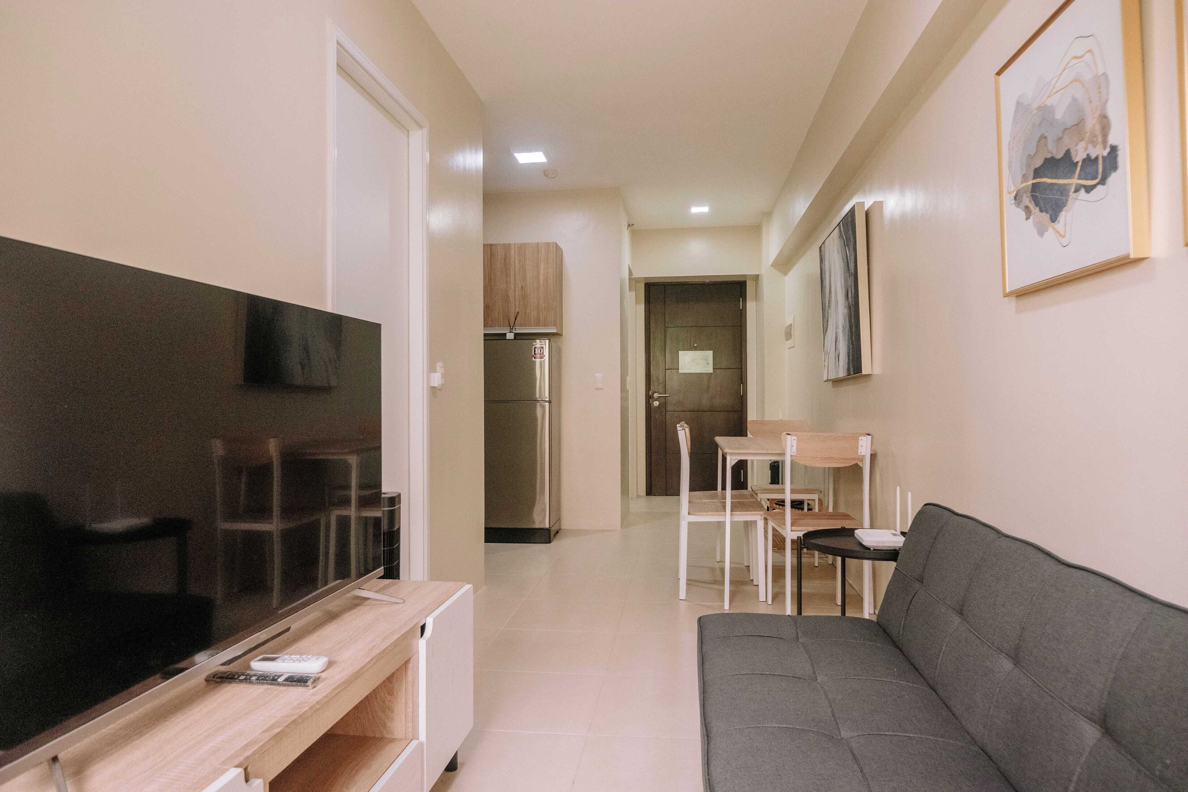 Apartamento em Condomínio Fechado, 1 quarto, varanda | Sala