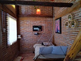 Cabana de Madeira Básica, vista para o pátio | Wi-fi grátis 