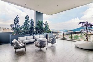 Espaço exterior para banquetes