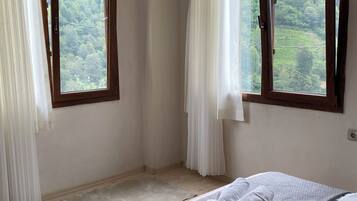 Apartamento Básico, varanda, vista para a montanha | 1 quarto, ferro/tábua de engomar, Wi-fi grátis