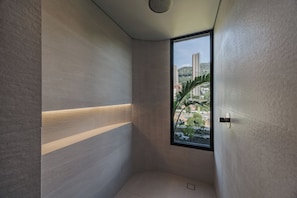 Penthouse de Luxo, 2 quartos, banheira de hidromassagem grande | Duche na casa de banho
