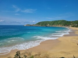 Na praia 