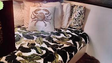 Cabana conforto, vista para a baía | 2 quartos, espaço de trabalho para notebook, Wi-Fi (sobretaxa)